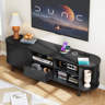 Latitude Run® Tv Stand With Storage And Shelves Designed To Fit 55’’ - 80’’ Tvs. Wood ...